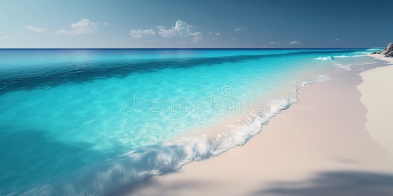 Elegant Image of Blue Water and Beach, this Visual is Fitting for Your ...