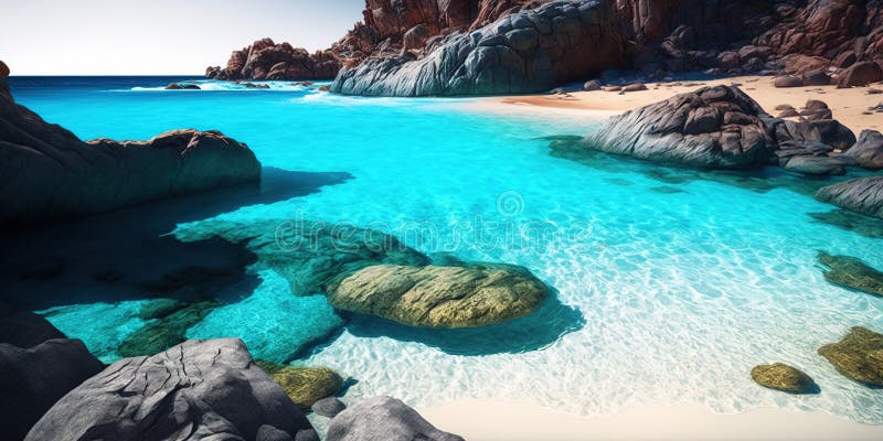 Elegant Image of Blue Water and Beach, this Visual is Fitting for Your ...