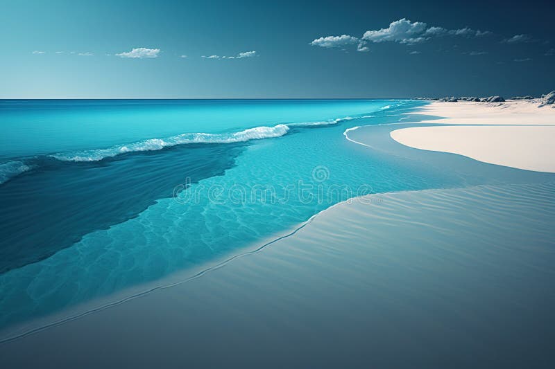 Elegant Image of Blue Water and Beach, this Visual is Fitting for Your ...