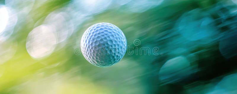 Golf Ball Motion Green Field Blurred Background Effect Stock Photos ...