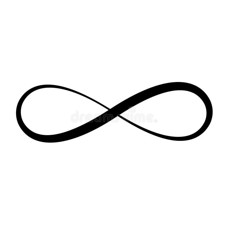 Elegant Infinity Sign Representing Eternity, Continuity, Limitless and ...