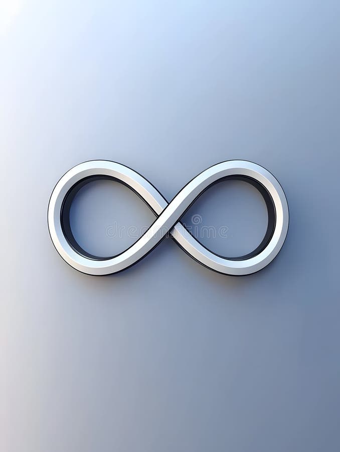 Elegant Infinity Symbol Design Stock Illustration - Illustration of ...