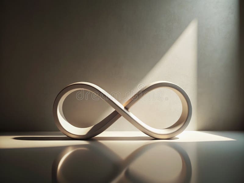 Elegant Infinity Symbol Design a Minimalist Abstract Geometric ...