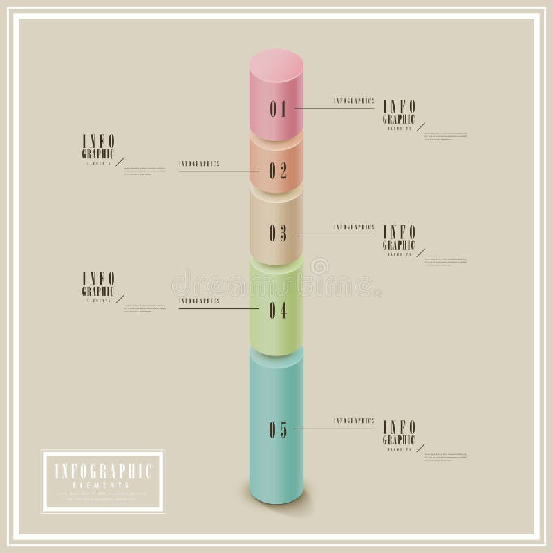 Elegant Infographic Template Stock Vector - Illustration of chart ...