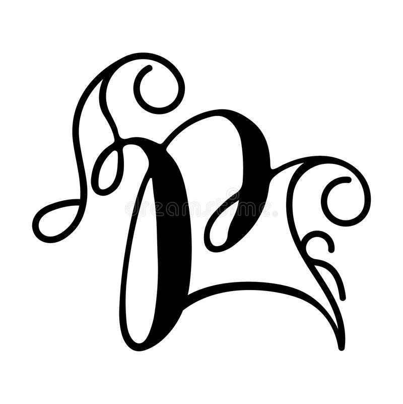 Elegant Initial Letters and Fancy Alphabet with Vines EPS Vector Stock ...