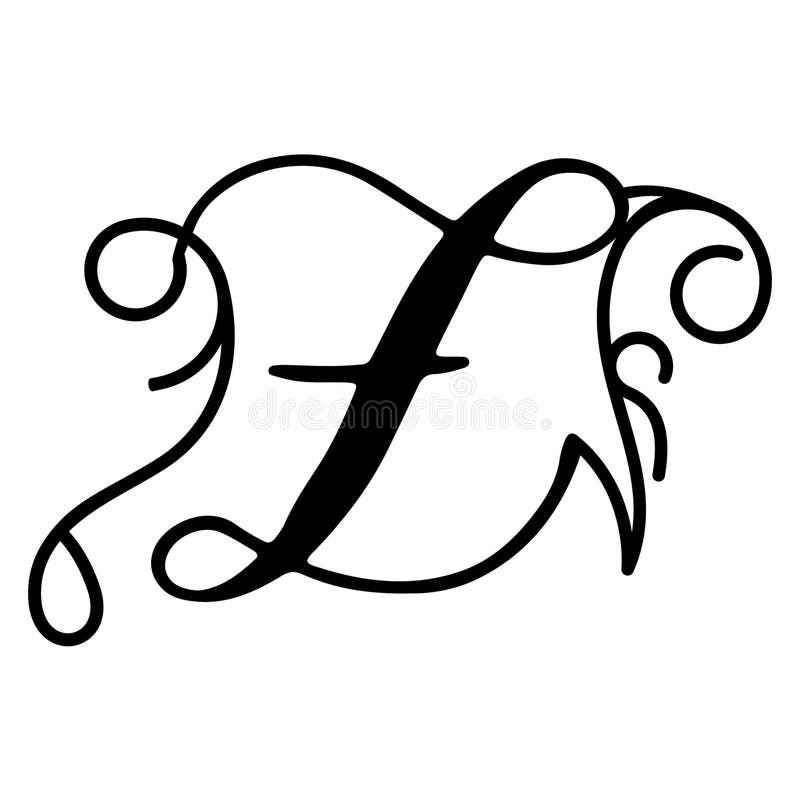 Fancy Calligraphy Alphabet