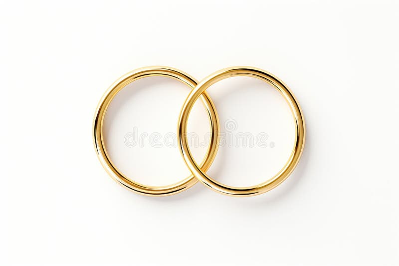 Interlocking Wedding Rings Stock Illustrations – 181 Interlocking ...