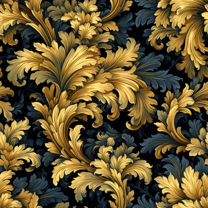 Elegant and Intricate Seamless Victorian Wallpaper Textures for a ...