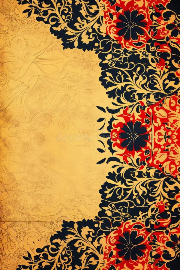 Elegant Islamic Floral Pattern Background with Space for Your Design ...