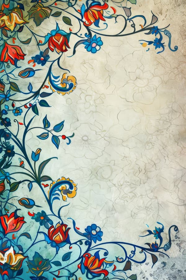 Elegant Islamic Floral Pattern Background with Space for Your Design ...