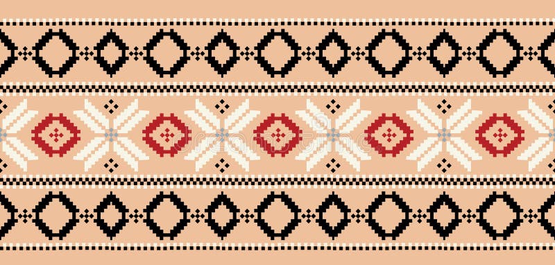 Elegant Knitted Backgrounds with Endless Seamless Patterns Stock ...