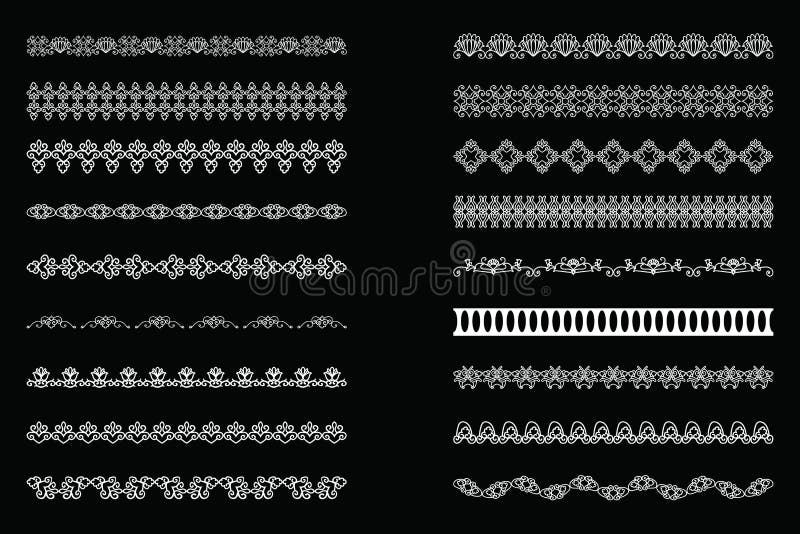 Elegant Lace Borders Frames Laser Cut Stock Vector - Illustration of ...