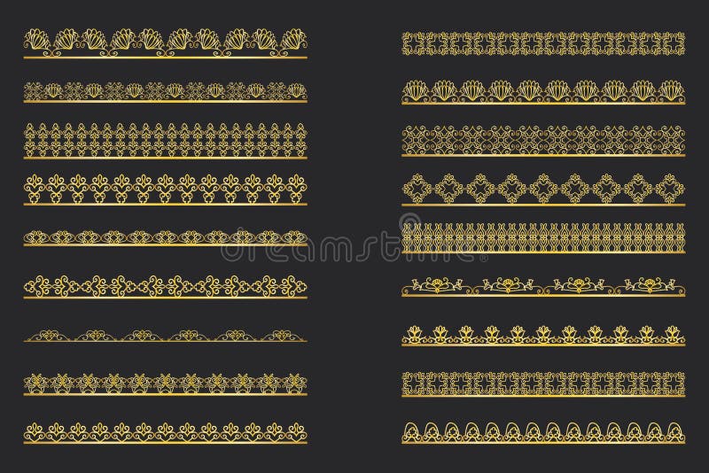 Elegant Lace Borders Frames Laser Cut Stock Vector - Illustration of ...