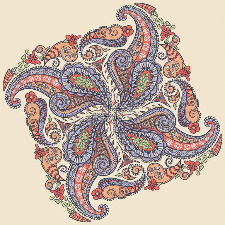 Elegant lace pattern stock illustration. Illustration of interlacing ...