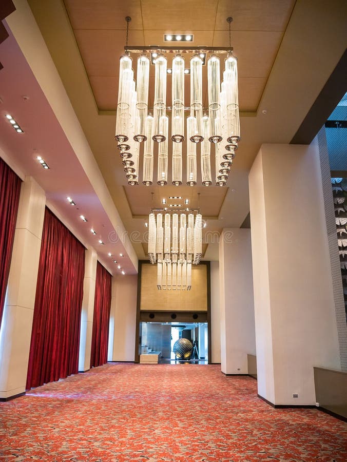 Elegant Lamps in the Hotel. Stock Photo - Image of background ...