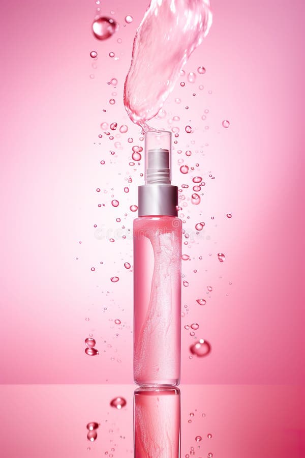 Elegant Large Spray Bottle for Stylish Hydration Stock Photo - Image of ...