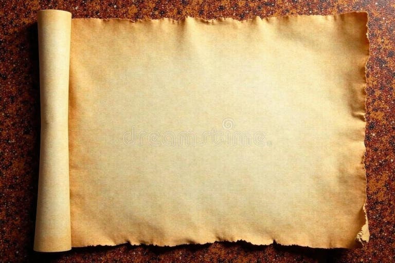 Elegant Leather Bound Book Cover Frame, Parchment Texture , Scroll ...