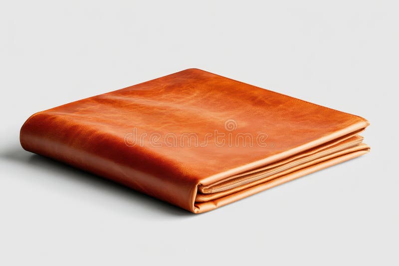Elegant Leather Folder on White Background Stock Illustration ...