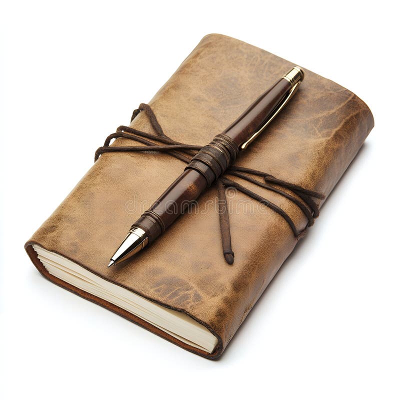 Elegant Leather Journal and Pen a Classic Writing Set for Inspiration ...
