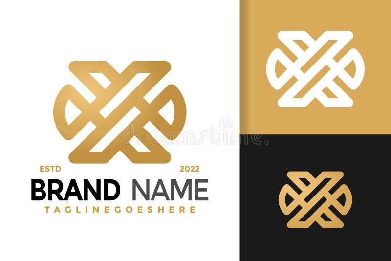 Elegant Letter X Loop Logo Design, Brand Identity Logos Vector, Modern ...