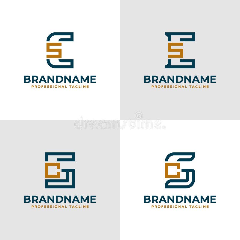 Elegant Letters CS and SC Monogram Logo, Suitable for Business with CS ...