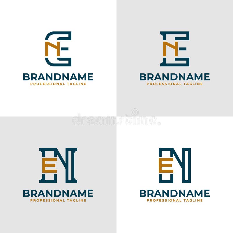 Monogram Ne Logo Stock Illustrations – 914 Monogram Ne Logo Stock ...