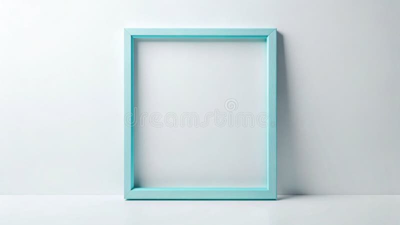 Elegant Light Blue Framed White Background a Versatile Template for ...