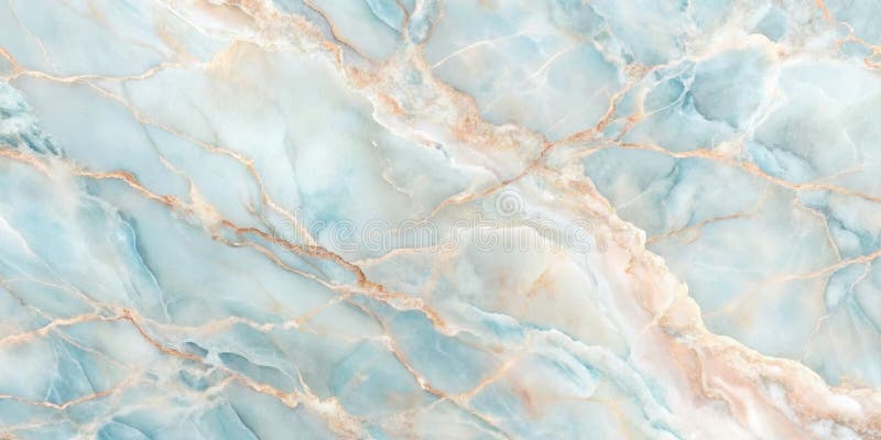 Elegant Light Blue Marble Texture with Gold Veining for Design Projects ...