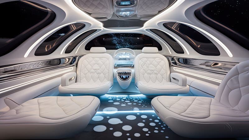 Elegant limo interior stock illustration. Illustration of luxury ...