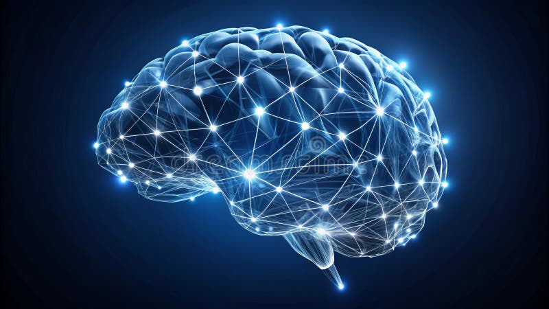 Elegant Line Art Illustration of a Brain a Visual Exploration of the ...