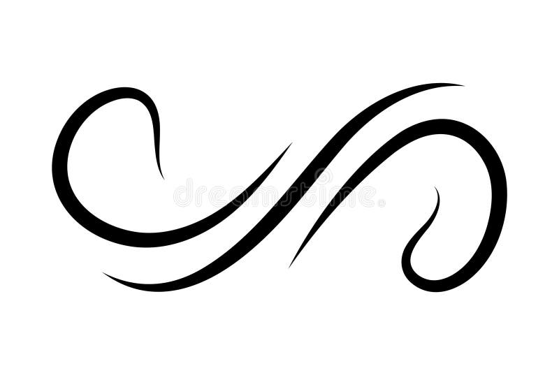 Elegant line divider stock vector. Illustration of decor - 357573538