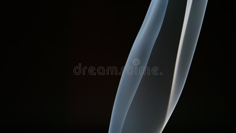 Elegant Line of Smoke on a Black Background Stock Photo - Image of ...