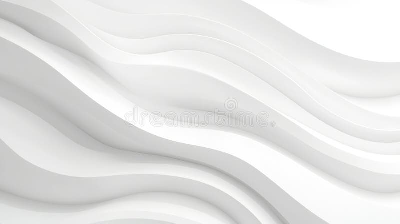 Elegant Lines and Scale Combine in an Abstract White Wave Texture ...