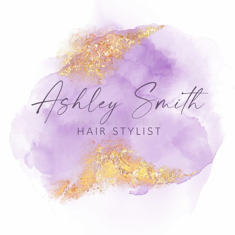 Elegant Logo Design with Gold Sparkling Elements Stock Vector ...