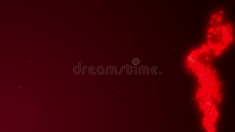 Elegant Looped Red Devil Background with Energy Fire Stock Footage ...