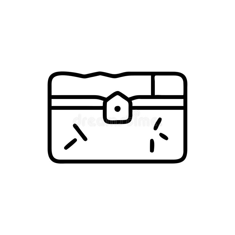 Elegant Lost Treasure Icon for Illustrations Stock Vector ...