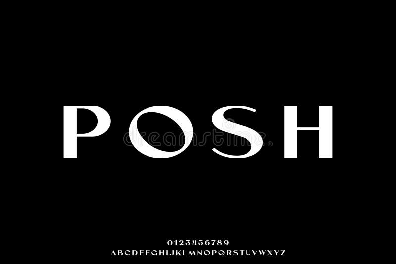 Elegant Luxury Alphabet Display Font Vector Glamor Style Stock Vector ...