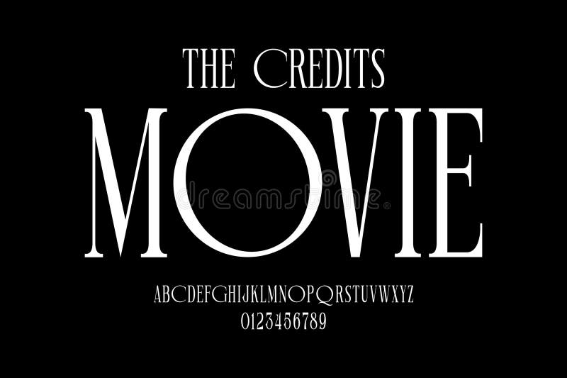 Elegant Luxury Condensed Alphabets Display Font Vector. Typography ...