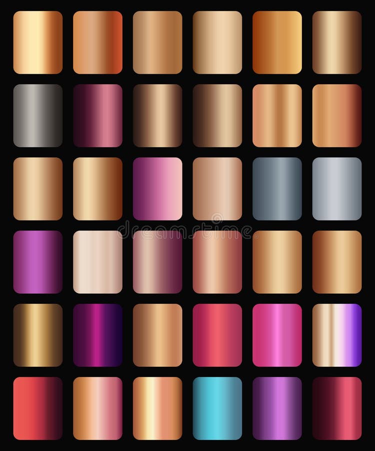 Elegant Luxury Gradients Set Stock Vector - Illustration of cosmetic ...