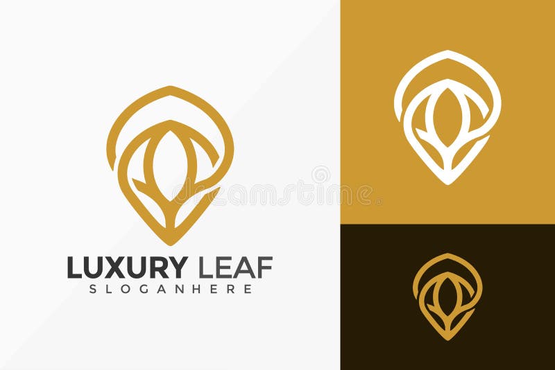 Elegant Luxury Leaf Logo Design, Minimalist Modern Logos Designs Vector ...