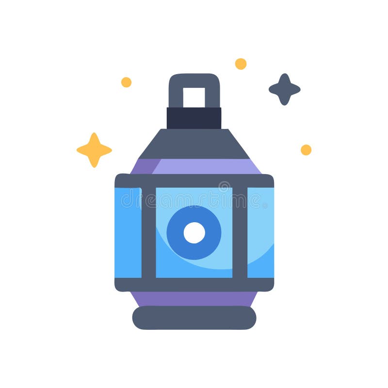 Elegant Magic Lantern Icon for Illustrations Stock Vector ...