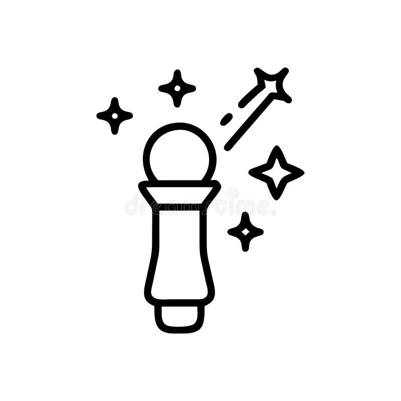 Elegant Magic Lantern Icon for Illustrations Stock Vector ...