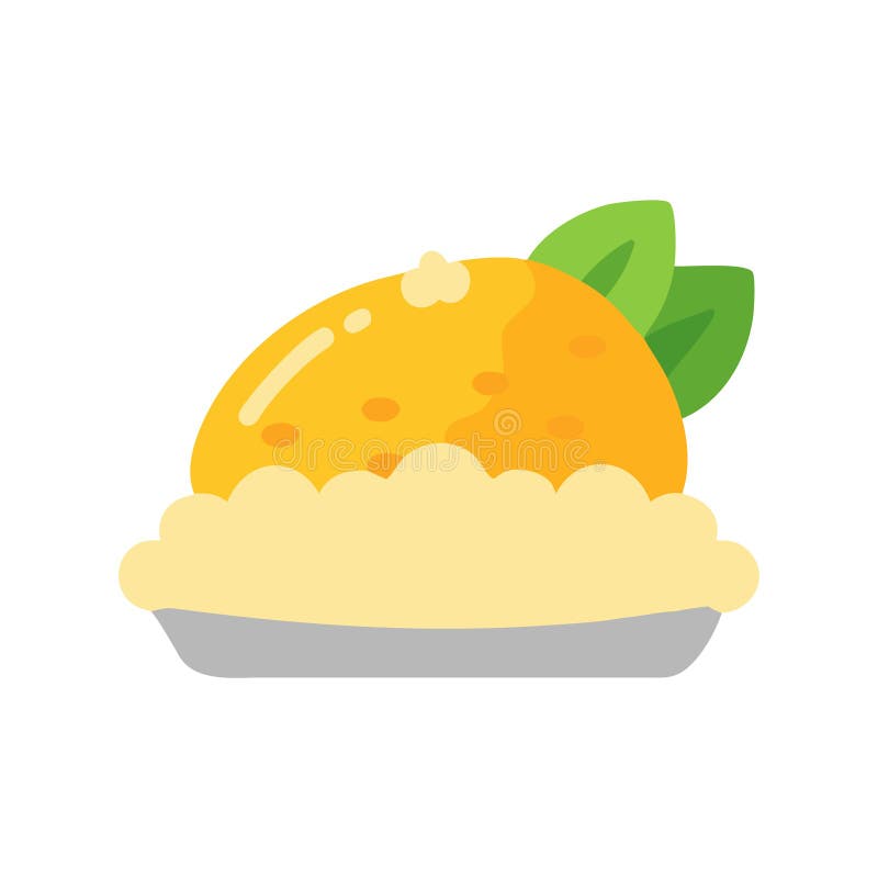 Elegant Mango Sticky Rice Design for Dining Stock Vector - Illustration ...