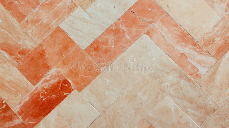 Elegant Maple and Beige Marble Herringbone Tile Pattern for Interior ...