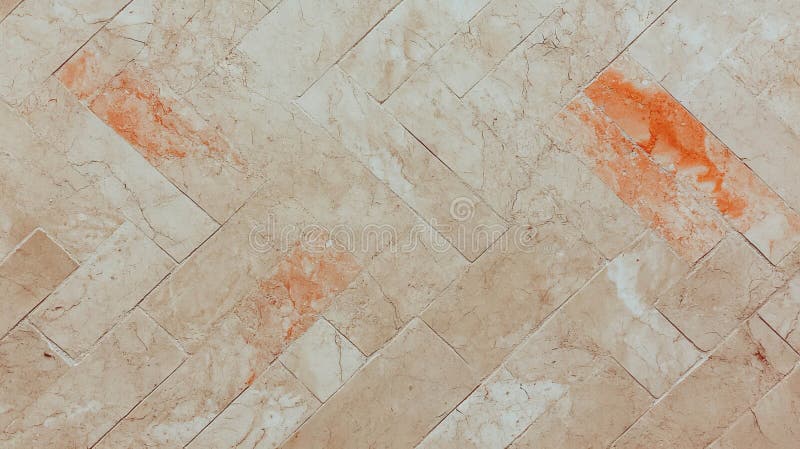 Elegant Maple and Beige Marble Herringbone Tile Pattern for Interior ...