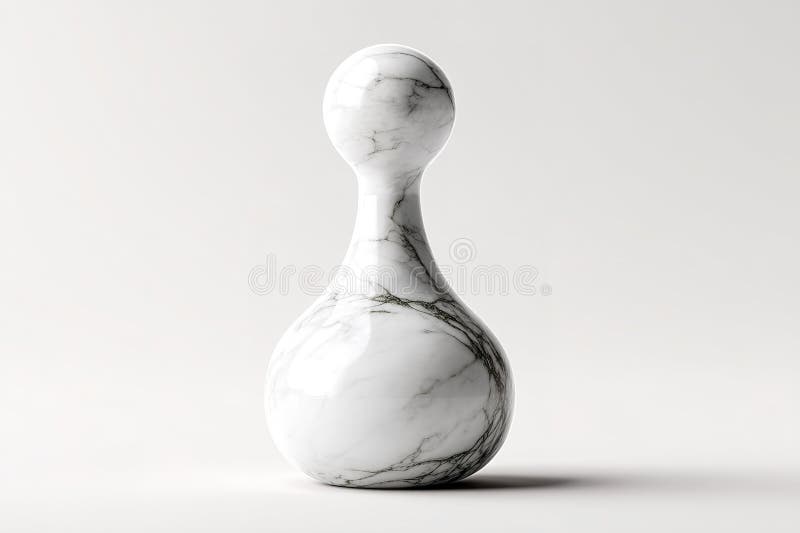 Elegant Marble Decorative Object with a Smooth Surface and Striking ...