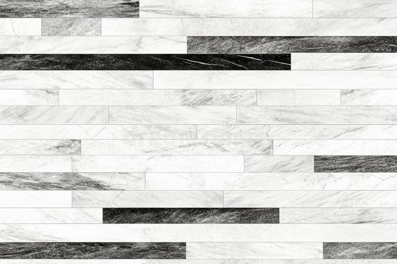 Elegant Marble Tile Arrangement Featuring Black and White Patterns for Interior Design Stock ...