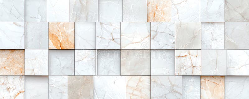 Elegant Marble Tiles in a Seamless Pattern Showcasing Subtle Variations ...