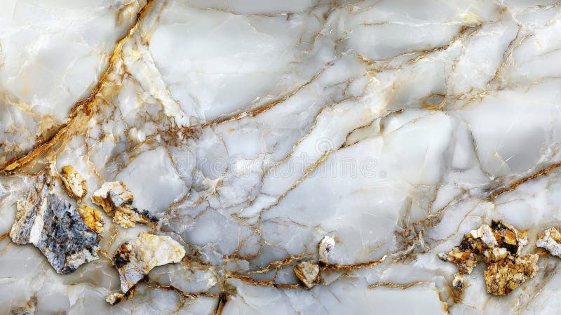 Elegant Marblelike Pattern Display in Gallery Soft Whites and Golds ...