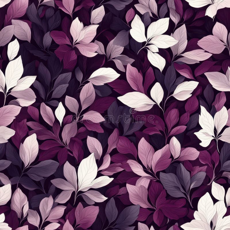 Elegant Maroon and White Floral Pattern Background Stock Photo - Image ...